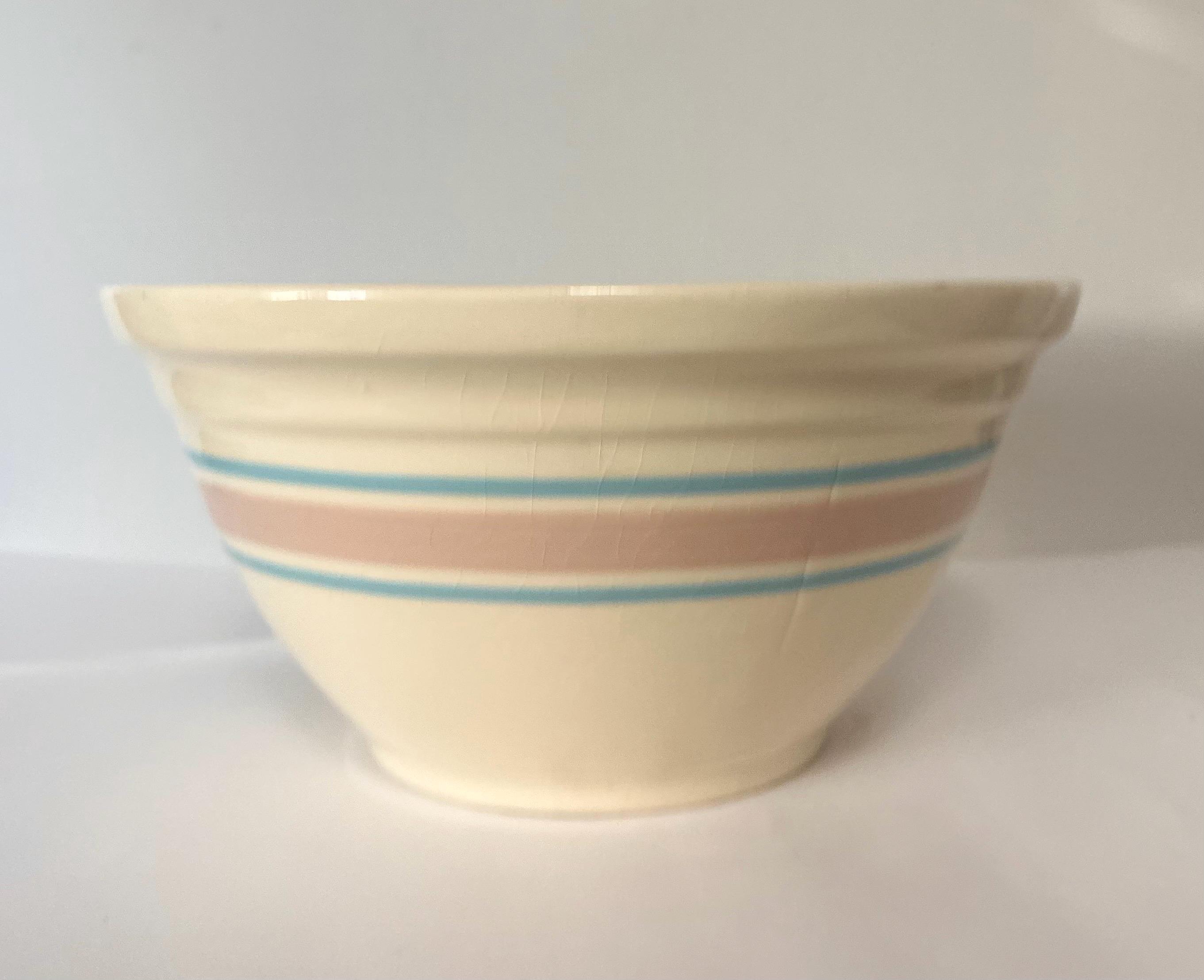 Mccoy Pottery 12 Inch Mixing Bowl Vintage Mixing Bowls Decorative ...