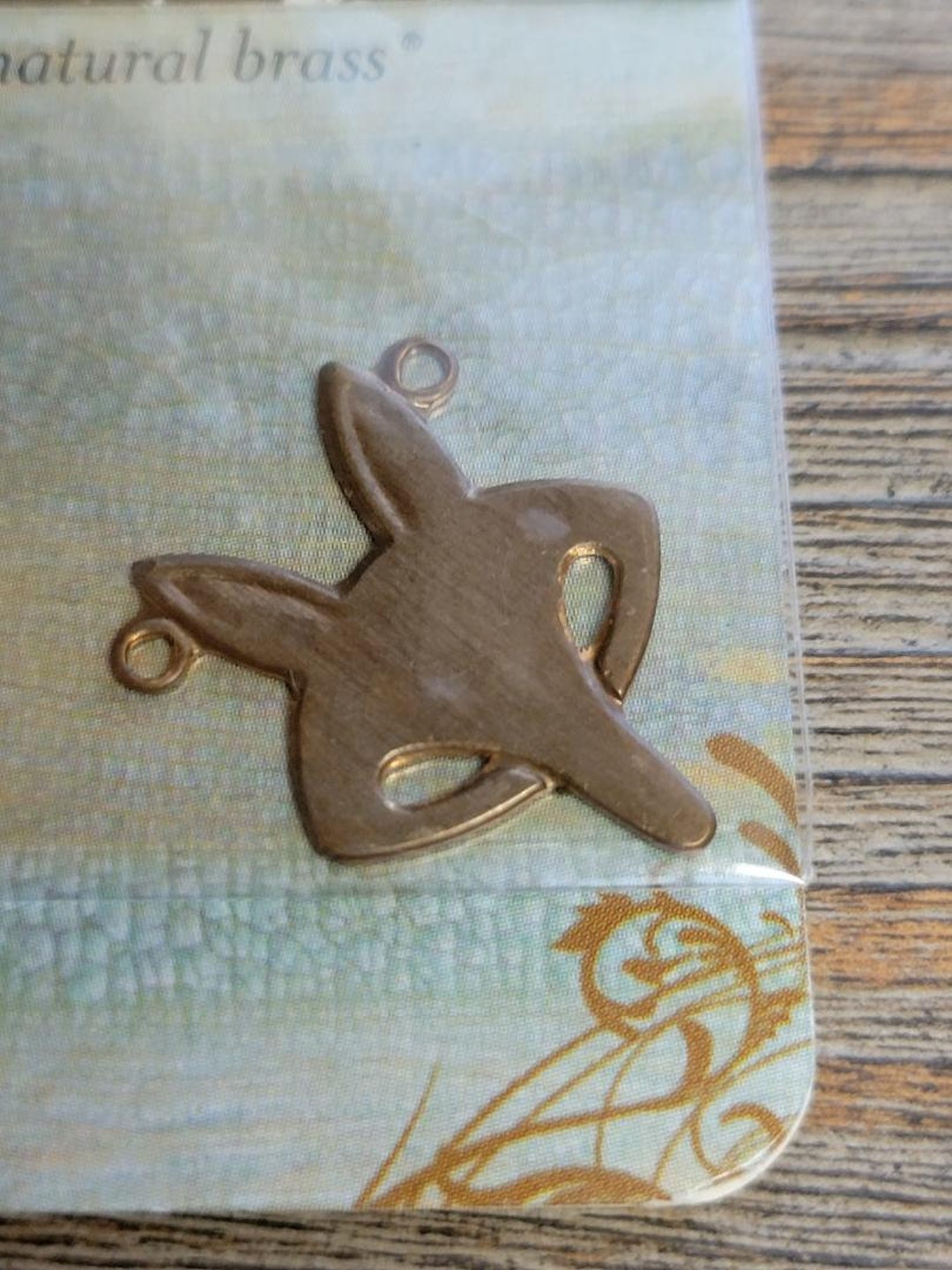 Vintaj Fox Face Brass Pendant-vintaj Charm-vintaj Pendant-necklace ...