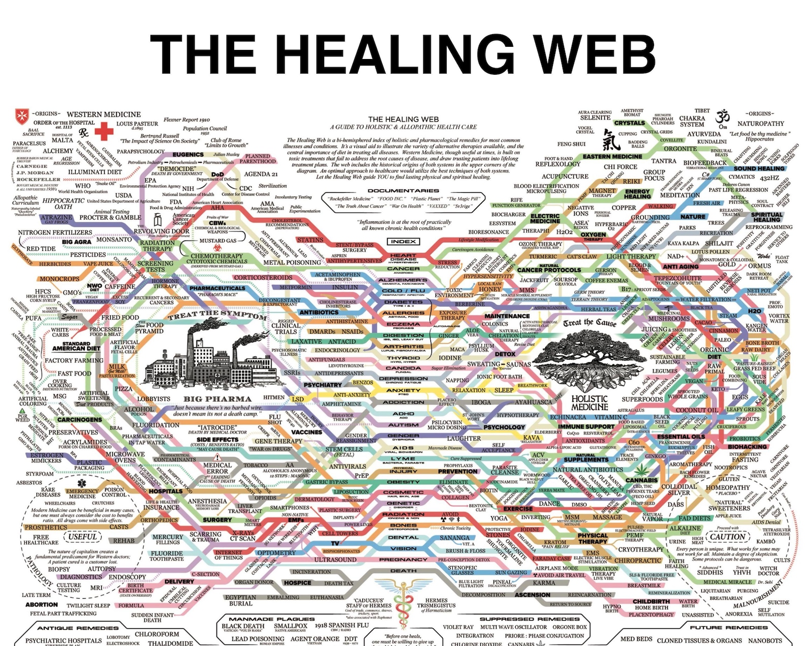 Healing Web, the Healing Web Map - Etsy