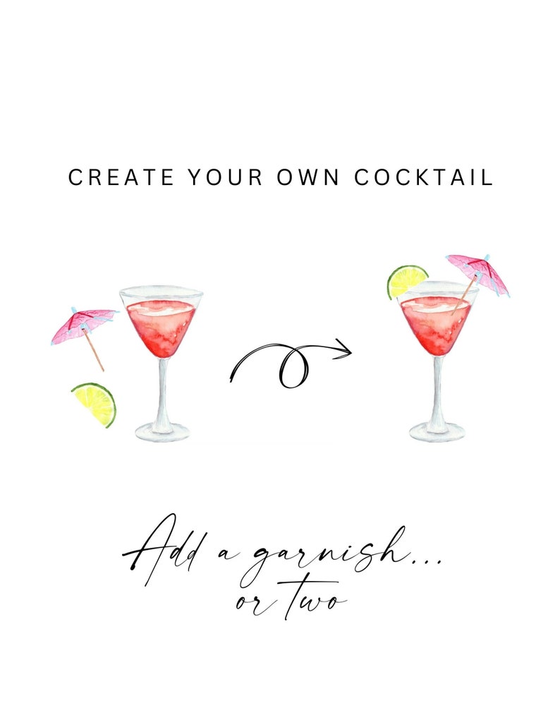 Signature Drink Sign, Modern Editable Drink Menu Template, Bar Menu ...