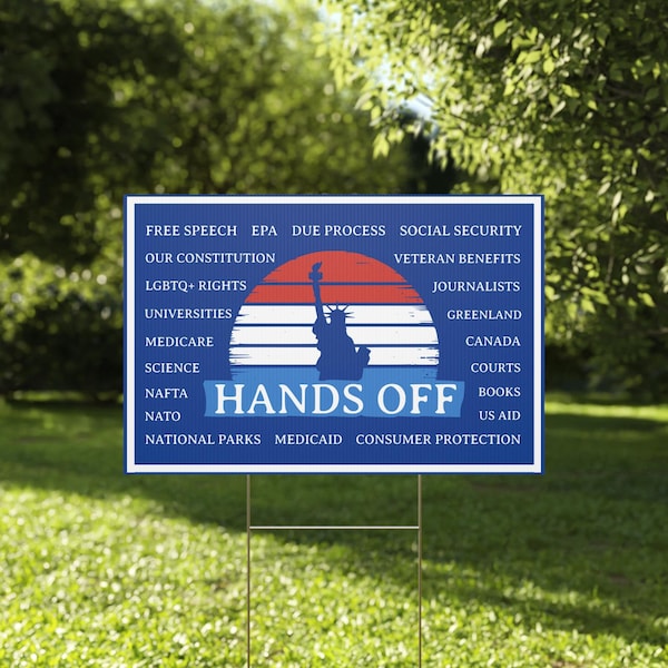 Due Process Protest Sign - Etsy