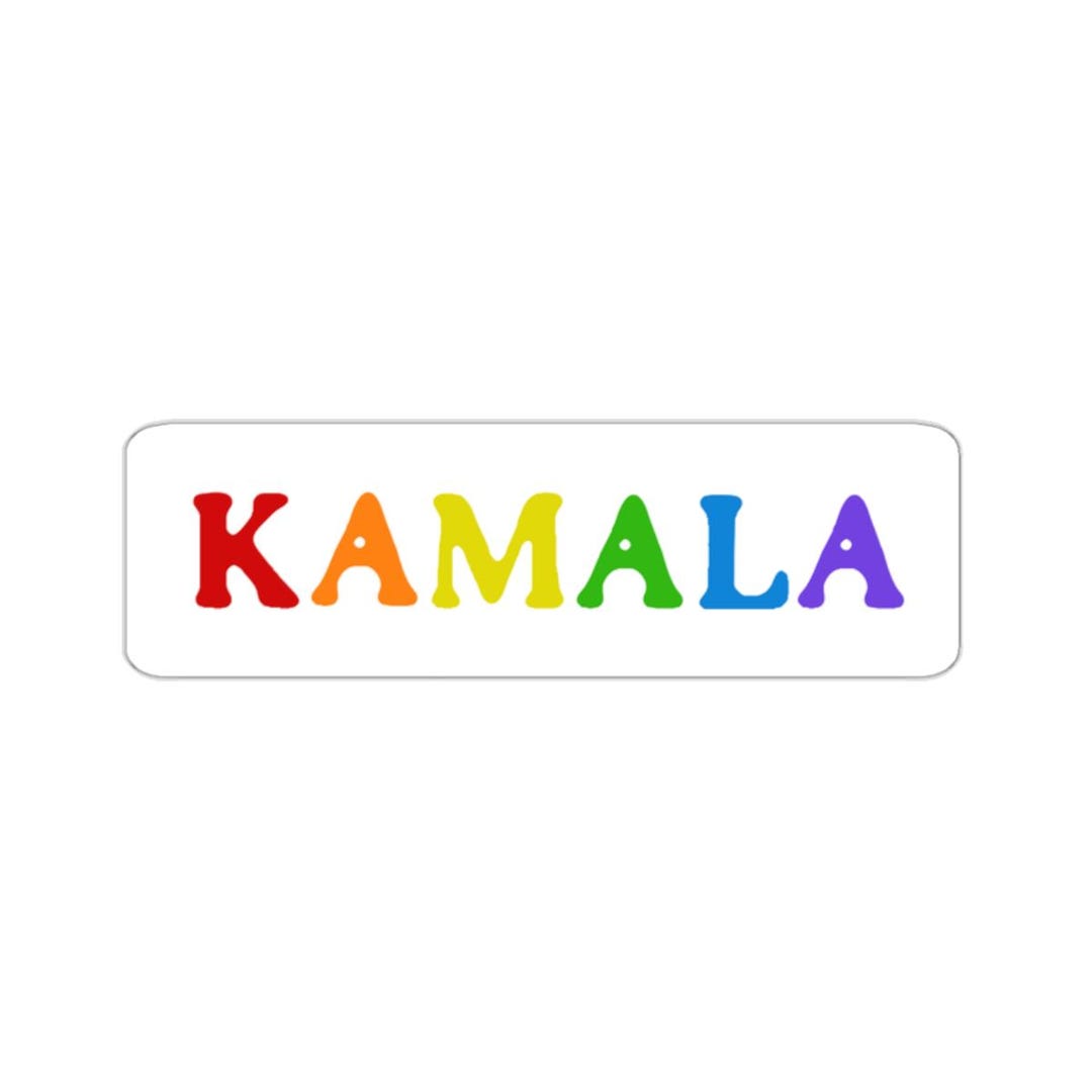 Kamala Harris Pride Sticker, Kamala Rainbow Flag Sticker, Vote Kamala ...