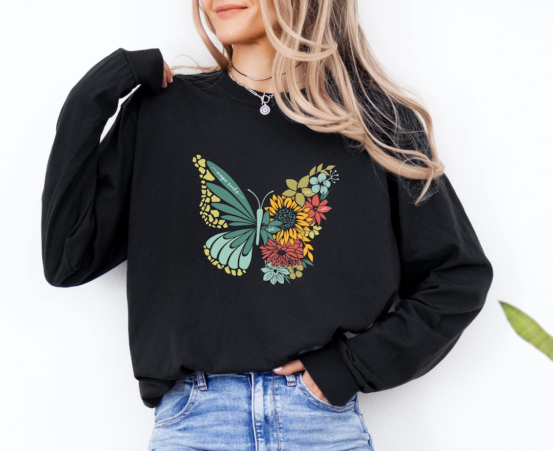 Subtle Anti-trump Butterfly Shirt (tee or Long Sleeve): Feminist ...