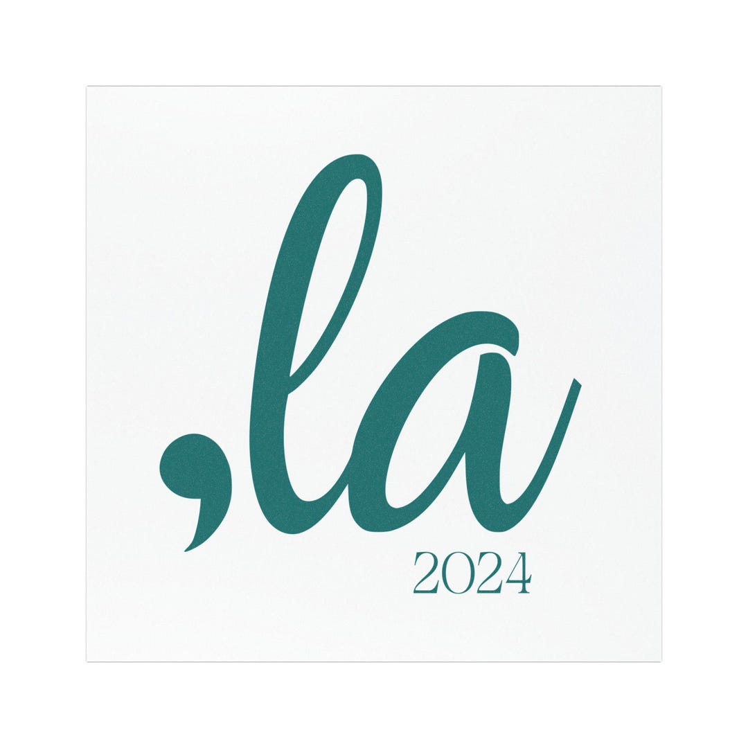 Commala Car Magnet, Kamala Harris Car Magnet 5 X 5 Inch, Comma-la ...