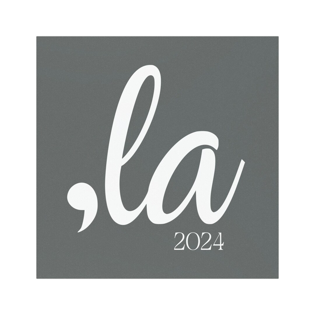 Comma-la Car Magnet, Kamala Harris Car Magnet 5 X 5 Inch, Comma-la Car ...