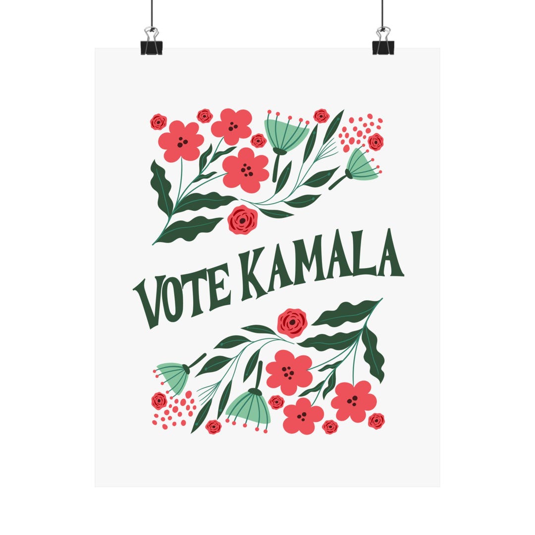 Kamala Wall Art, Kamala Harris Poster, Kamala 2024 Print, Vote Kamala ...
