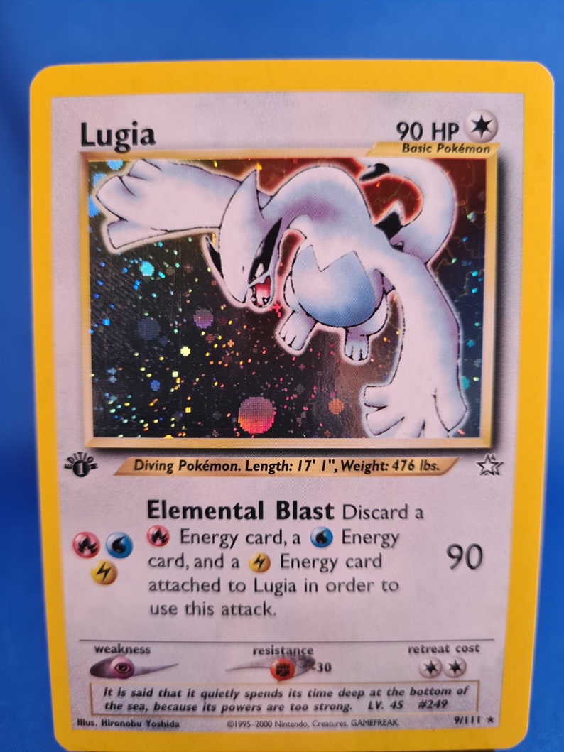 Lugia 9/111 Neo Genesis 1st Edition - Etsy