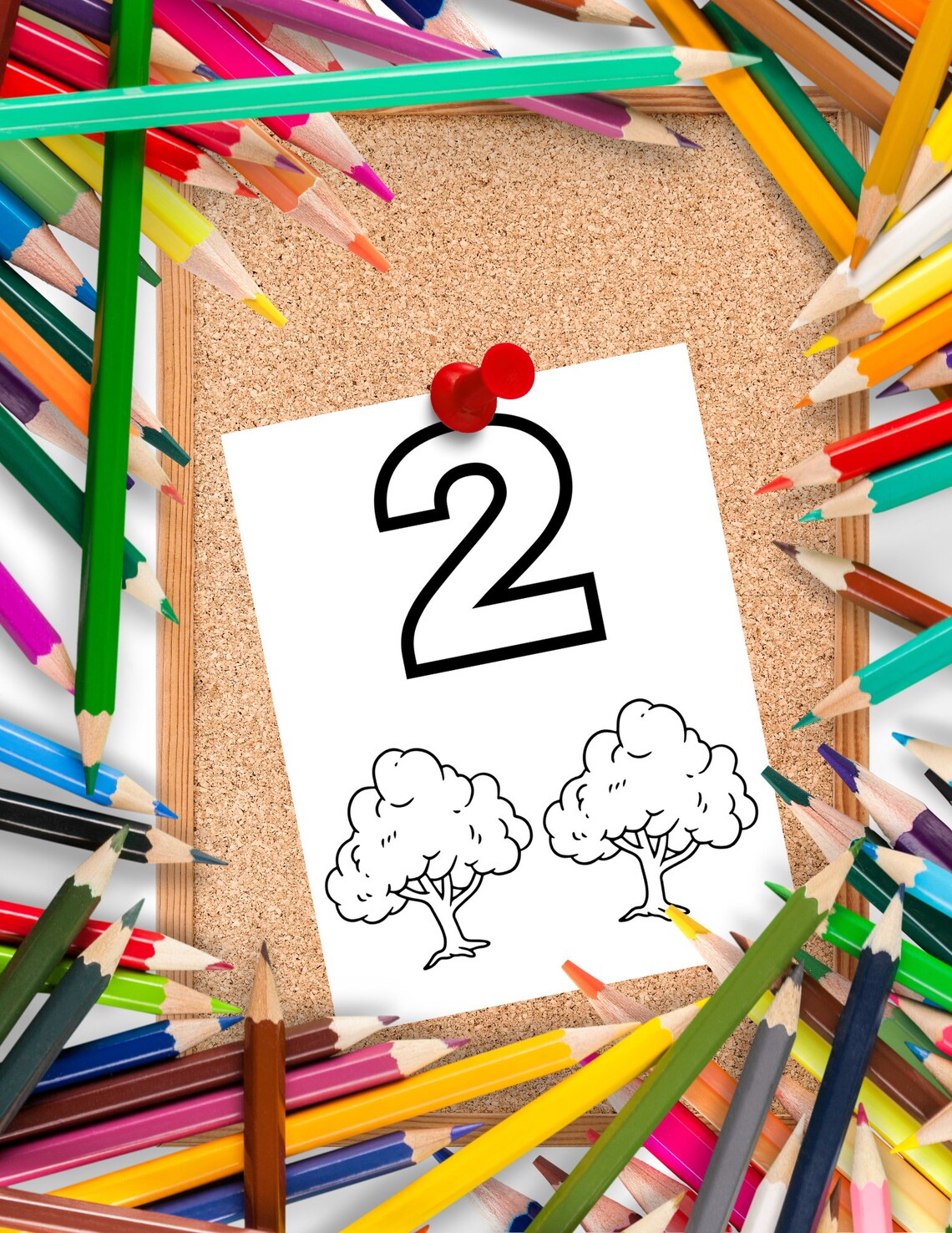 Counting Coloring Book (digital Download)- 20 Pages, Kids Learning ...