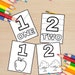 Counting Coloring Book (digital Download)- 20 Pages, Kids Learning ...