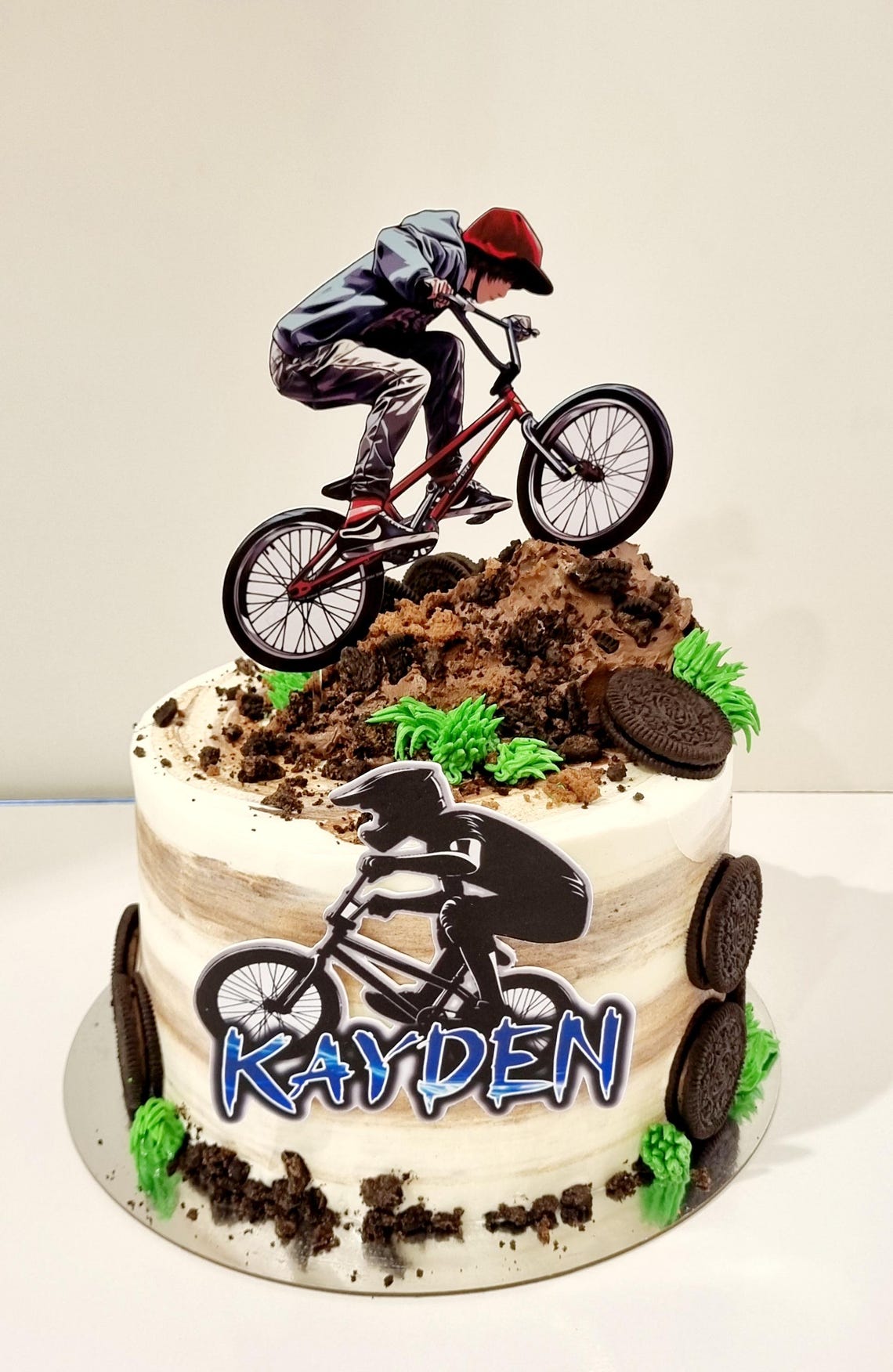 BMX BIKE RIDER Theme Cake Topper Set - Etsy