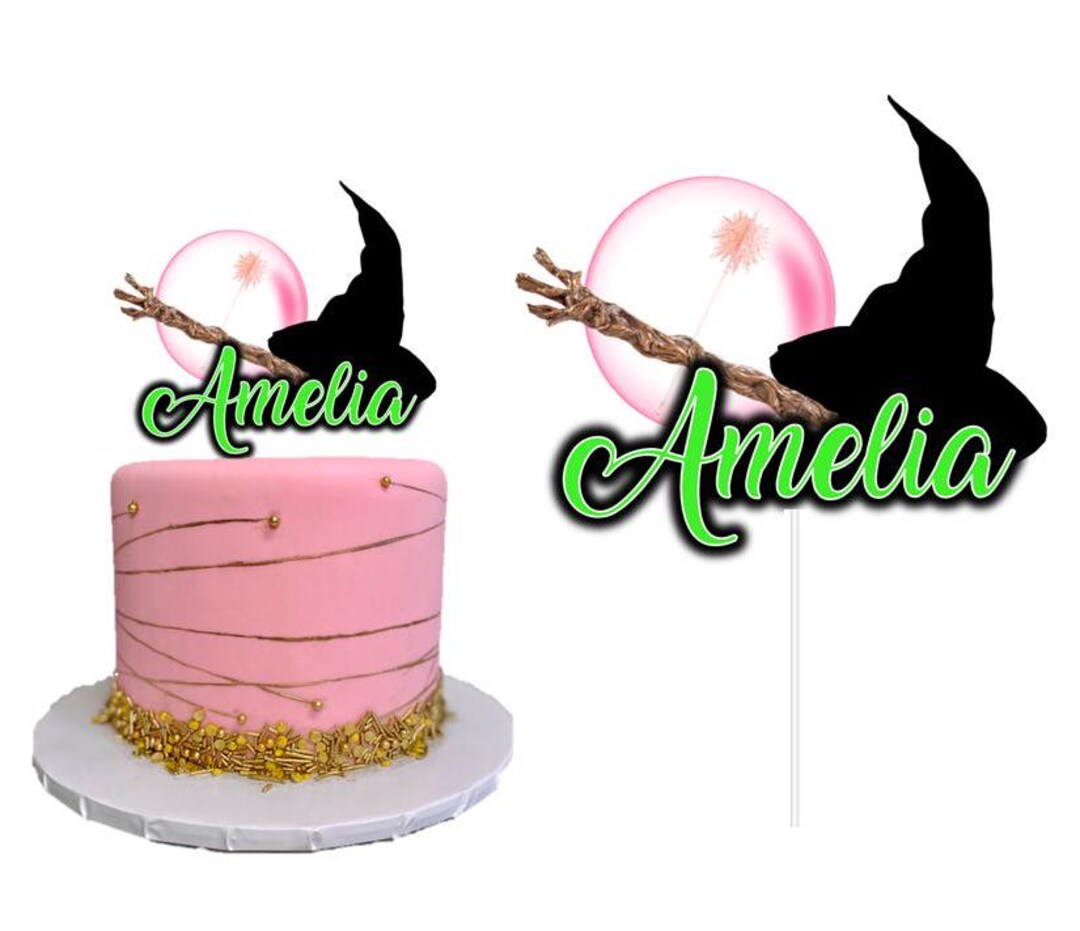 WICKED THEME Personalised Cake Topper - Etsy