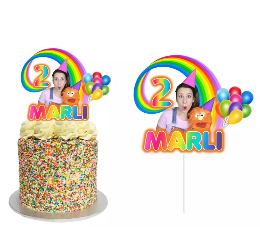 Miss Rachel THEME Personalised Cake Topper - Etsy