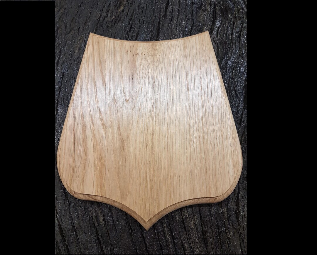 Trophy Mounting Plaque Taxidermy Wooden Shield Base Plate Oak #47 - Etsy