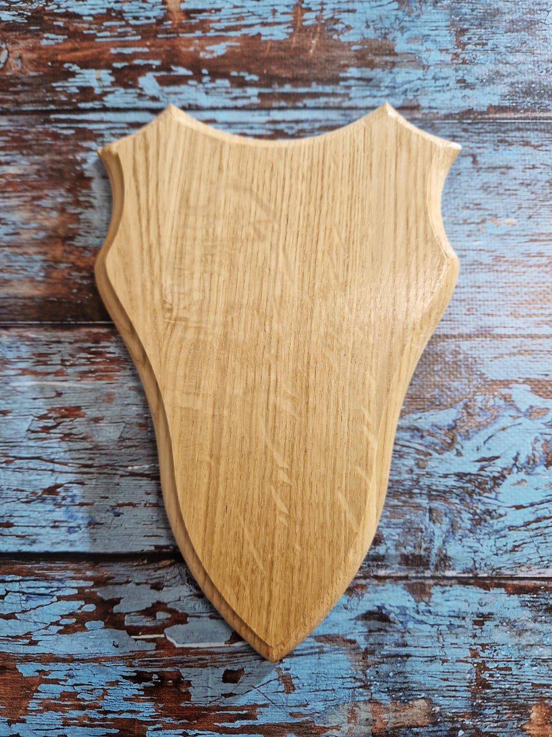 Trophy Mounting Plaque Taxidermy Wooden Shield Base Plate Wall Hanger ...