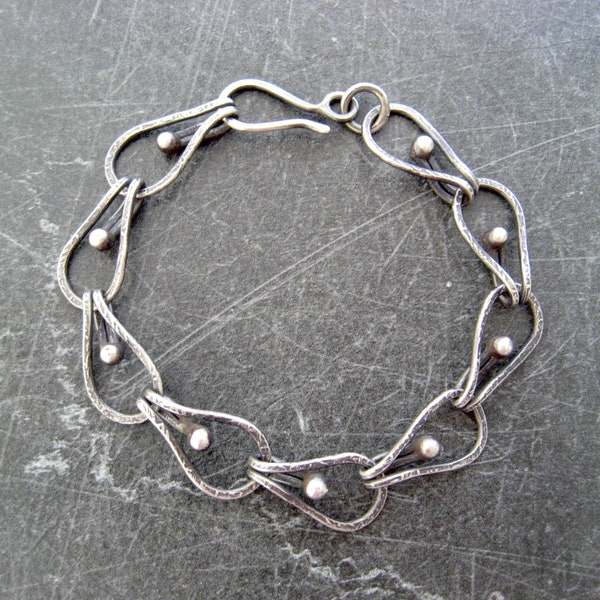 Hand Forged Bracelet - Etsy