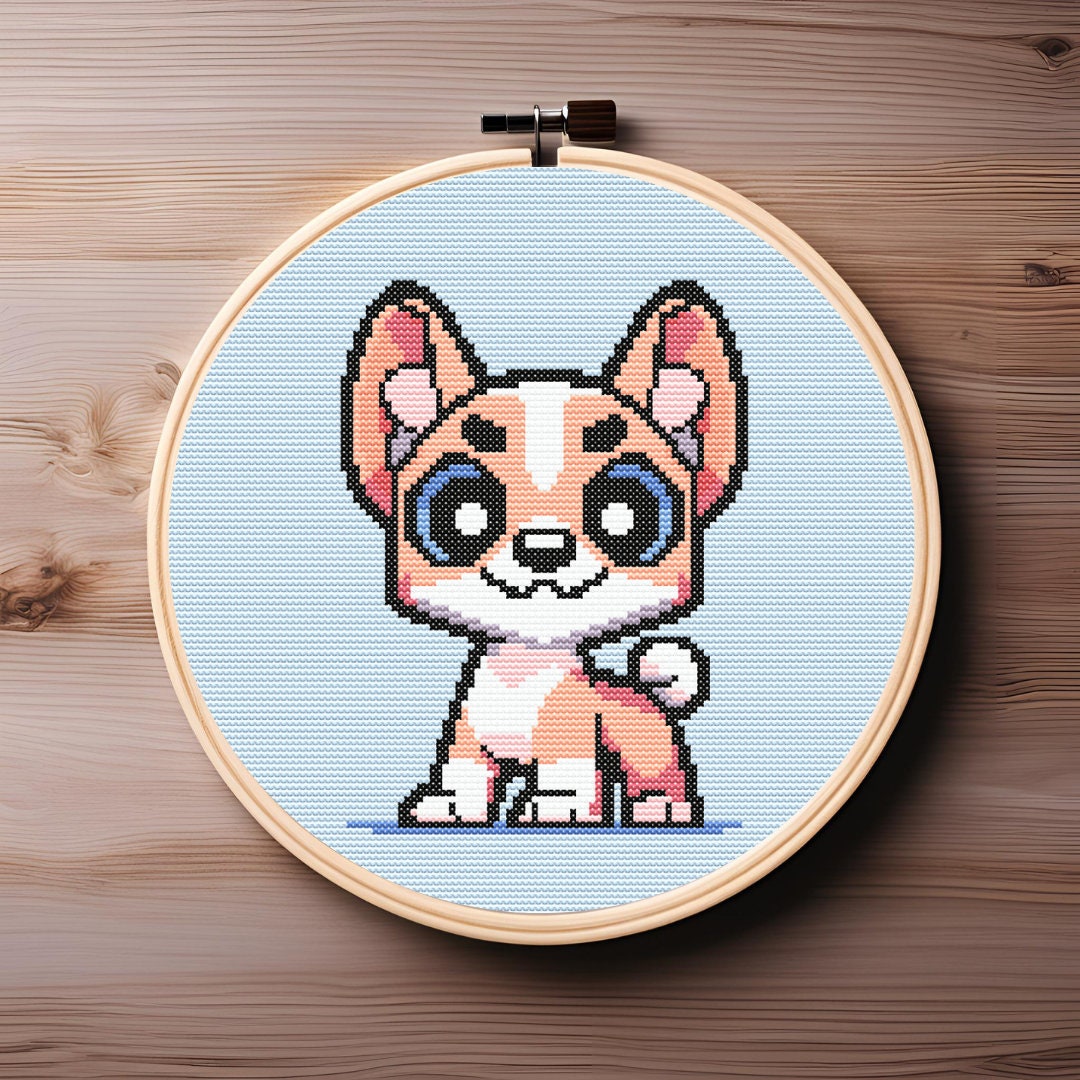 Basenji Cross Stitch Pattern 100x100 Stitches Instant Download PDF Easy ...