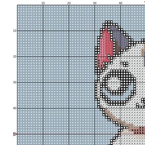 Manx Cat Cross Stitch Pattern - 100x100 Stitches - Instant Download ...