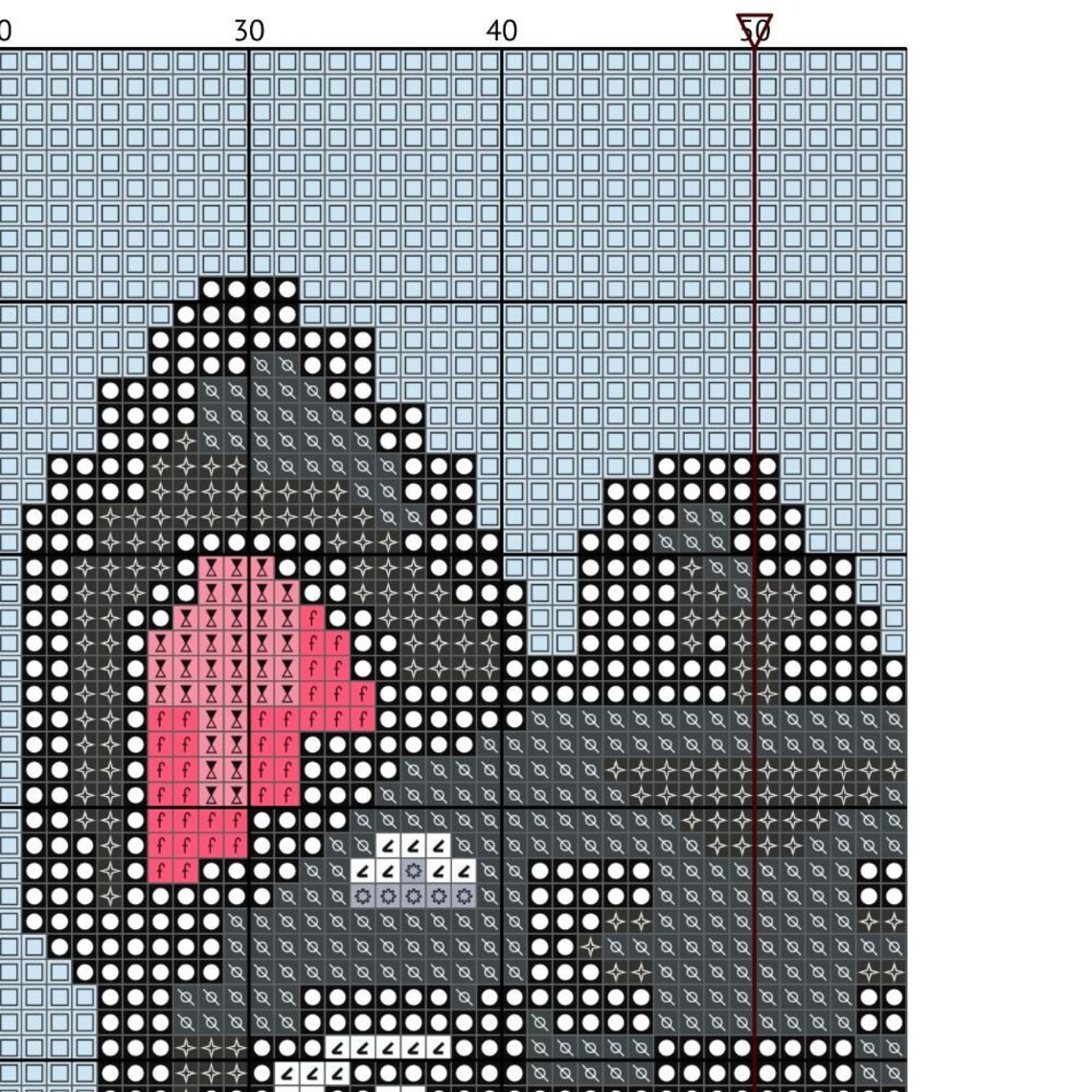 Scottie Cross Stitch Pattern - 100x100 Stitches - Instant Download PDF ...