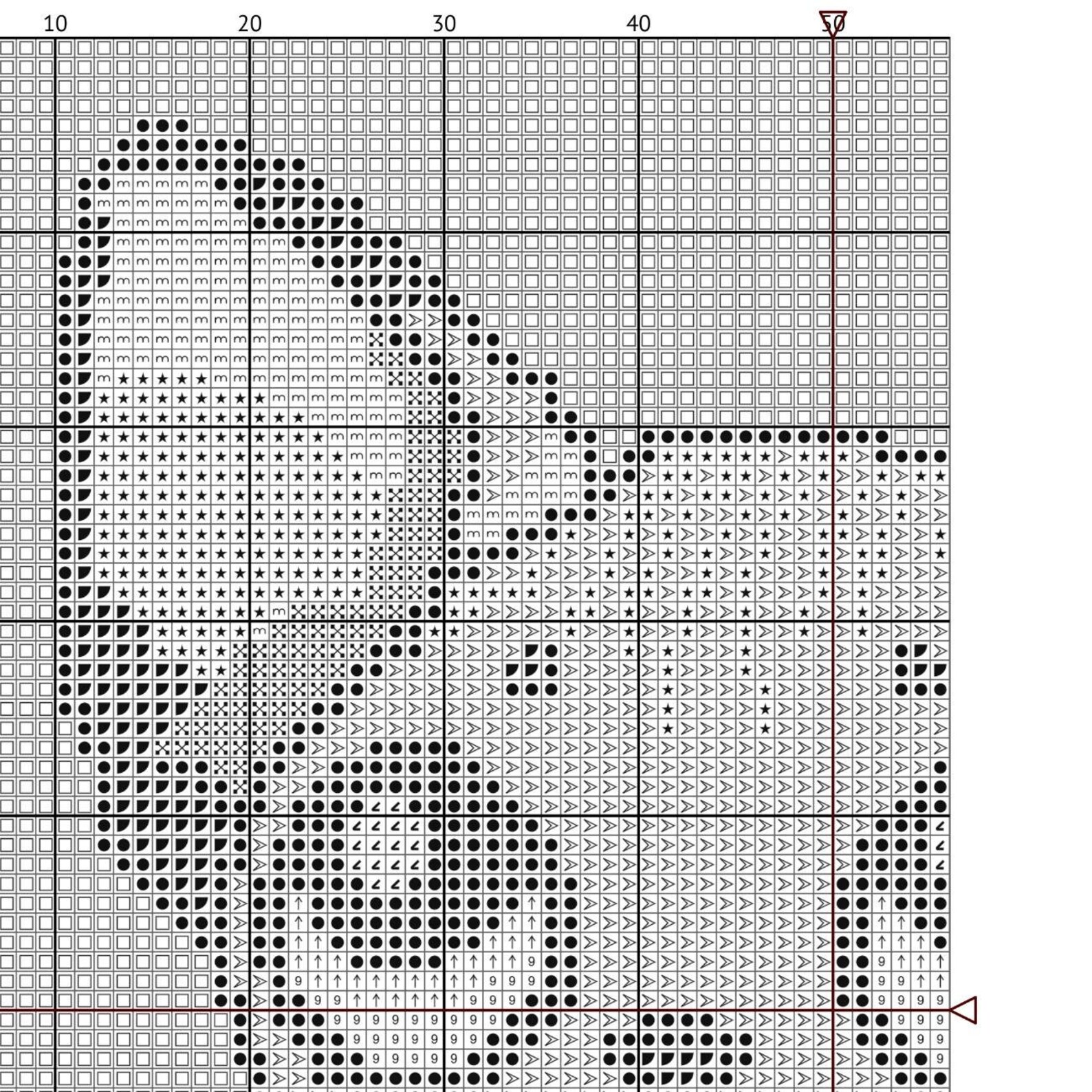Sphynx Cat Cross Stitch Pattern - 100x100 Stitches - Instant Download ...