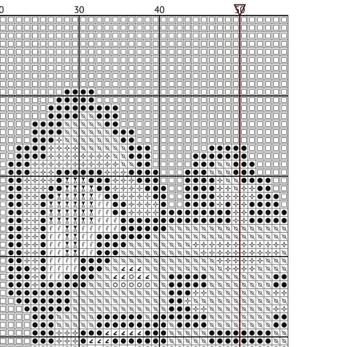 Scottie Cross Stitch Pattern - 100x100 Stitches - Instant Download PDF ...