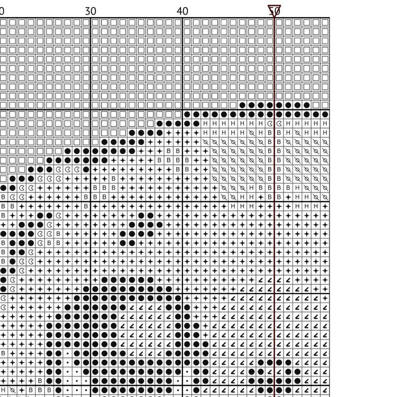 Scottish Fold Cat Cat Cross Stitch Pattern 100x100 Stitches Instant ...