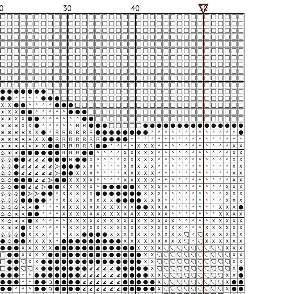 Toyger Cat Cross Stitch Pattern - 100x100 Stitches - Instant PDF ...