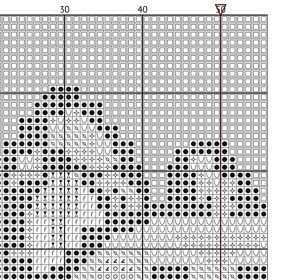 Scottie Cross Stitch Pattern 100x100 Stitches Instant Download PDF Easy ...