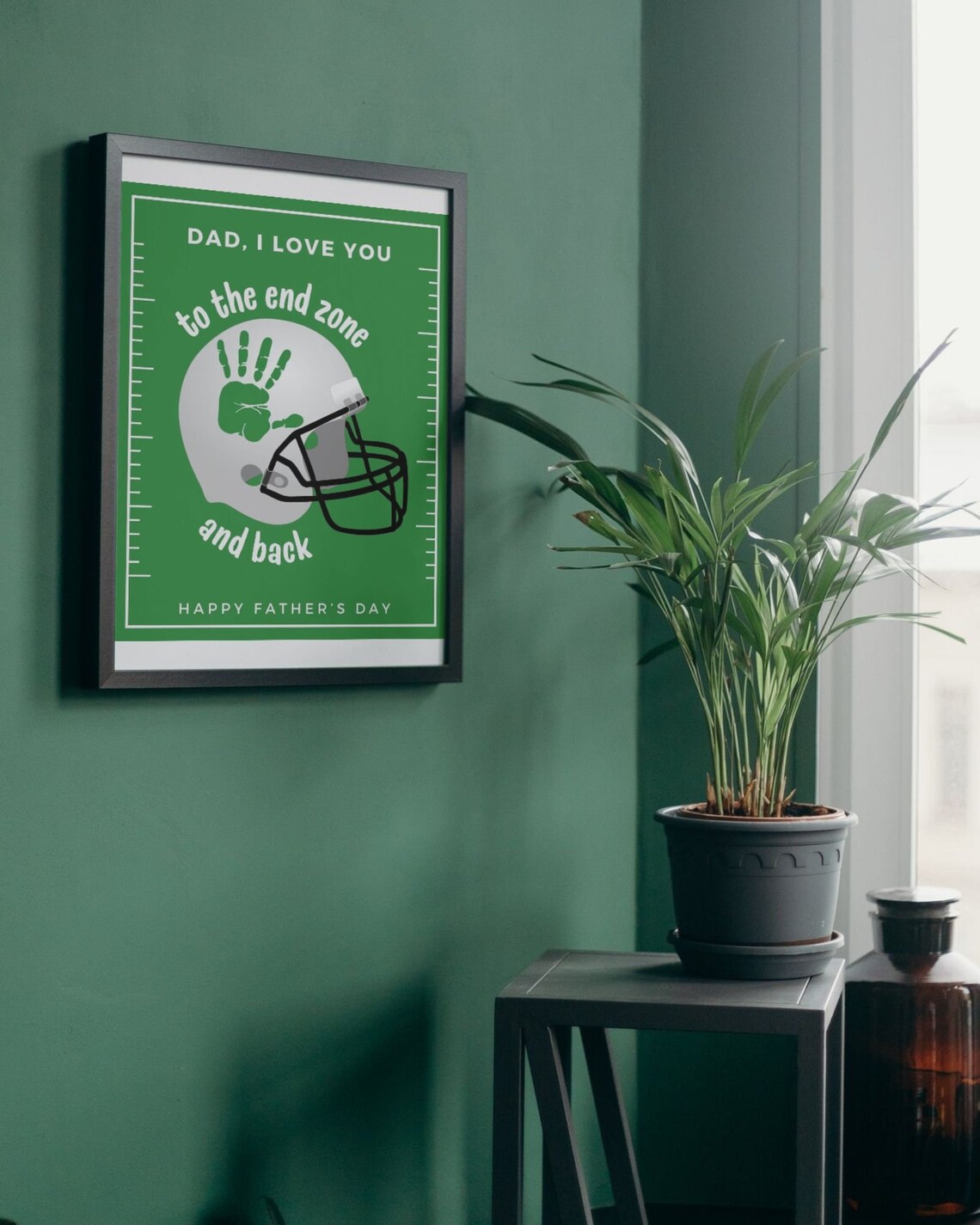 Fathers Day Handprint Printable, Fathers Day Craft Handprint Art ...