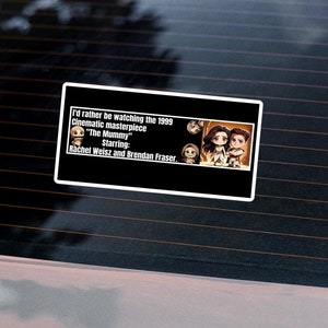The Mummy Returns… to Your Car! - 1999 Cinematic Classic Bubble-free ...
