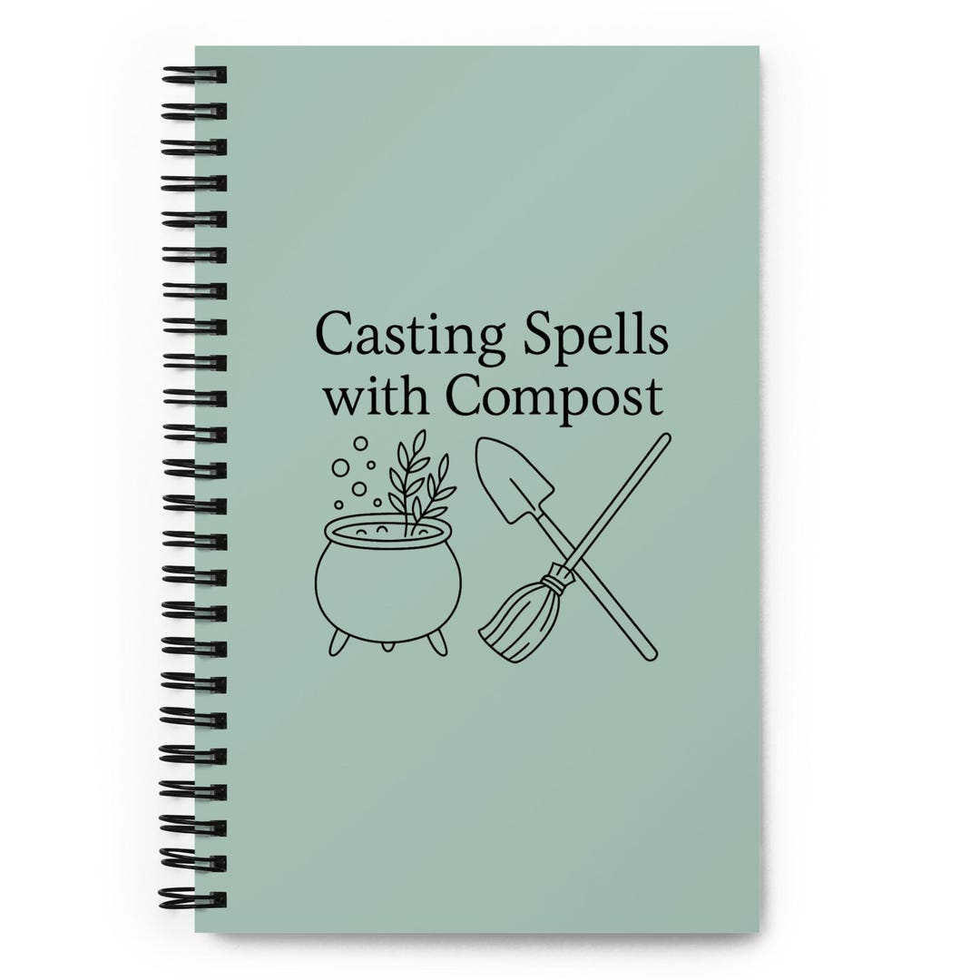 Witchy Garden Journal - Casting Spells With Compost Notebook - Etsy