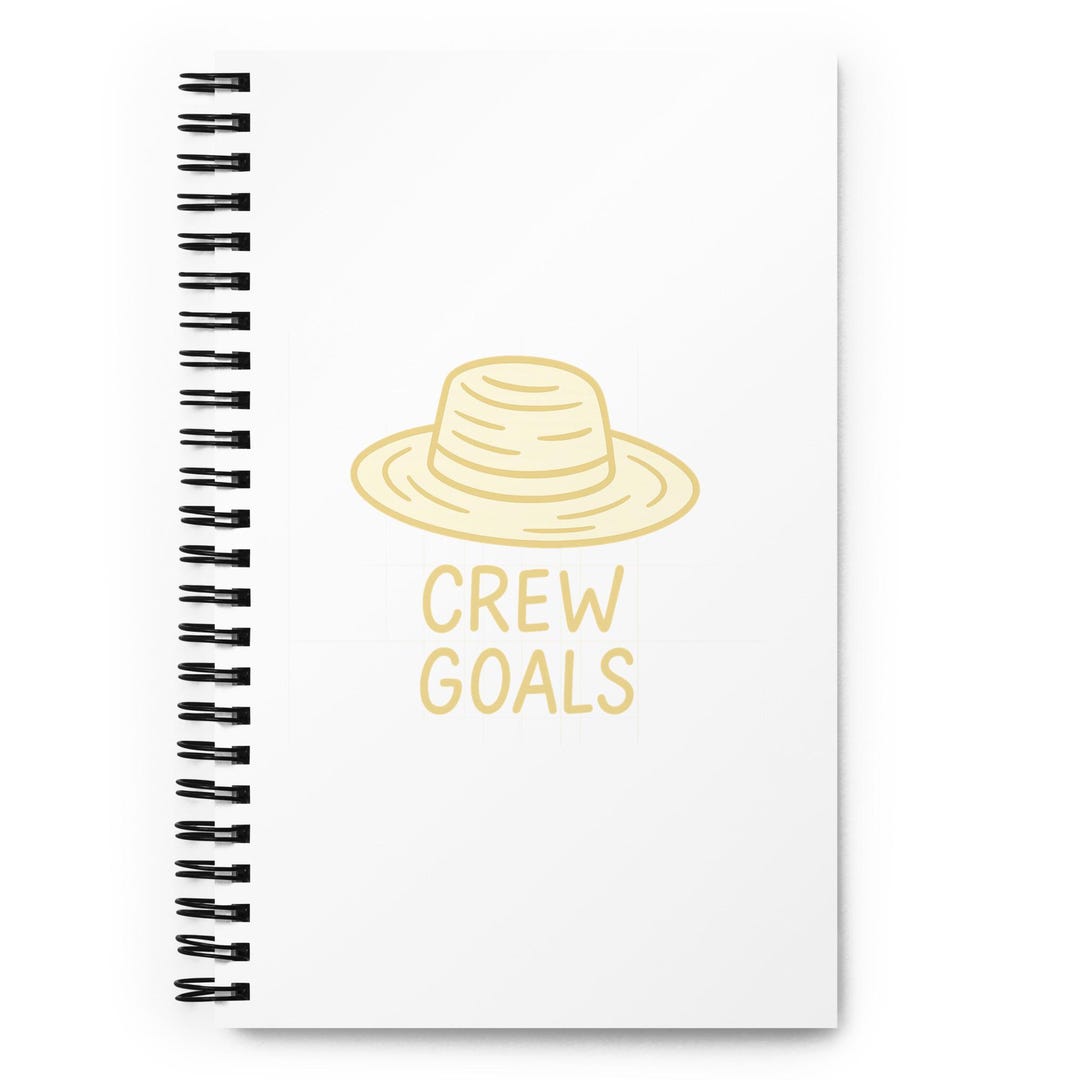 Cottagecore Dotted Journal | Crew Goals Notebook - Etsy