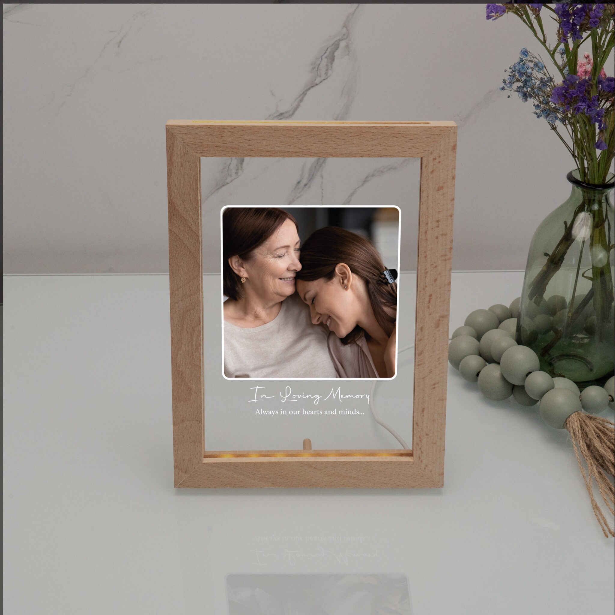 Custom Acrylic LED Photo Frame, Personalized Gifts for Family, Friends ...