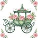 21 Watercolor Princess Carriage Clipart | Floral Fairytale Pngs | Set ...