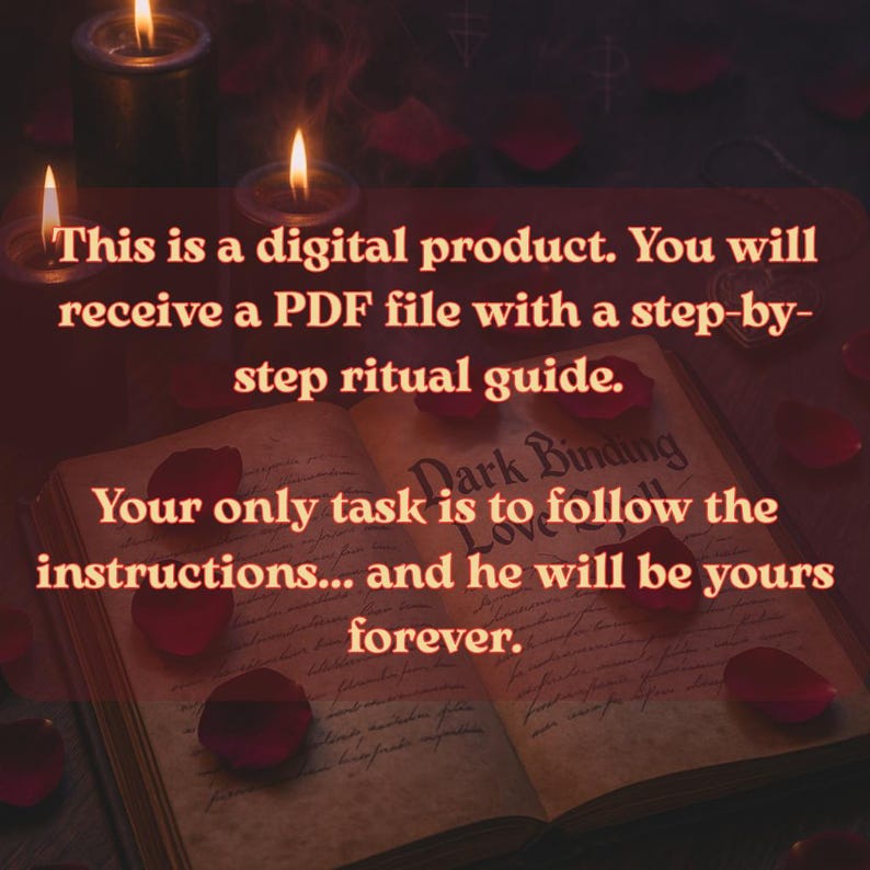 Extreme Dark Love Spell: Black Magic Ritual PDF Guide for Obsession ...
