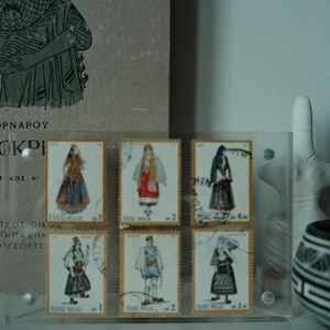 Vintage Greek Stamp Collection. - Etsy