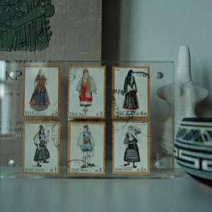 Vintage Greek Stamp Collection. - Etsy