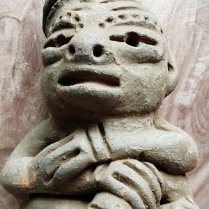 Pre Columbian Aztec Mexica Pottery Figure Terracotta From the Indus ...