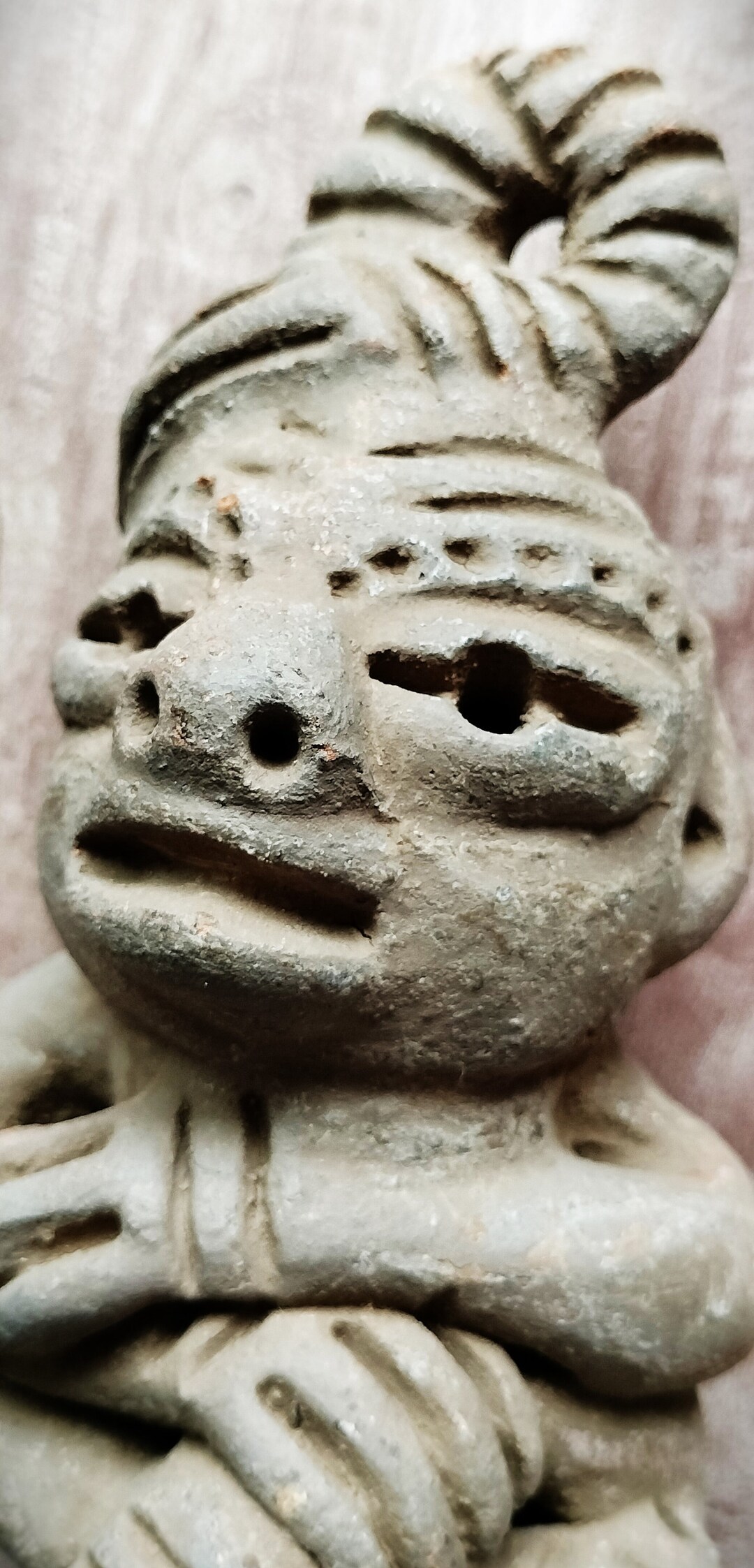 Pre Columbian Aztec Mexica Pottery Figure Terracotta From the Indus ...