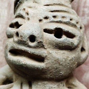 Pre Columbian Aztec Mexica Pottery Figure Terracotta From the Indus ...