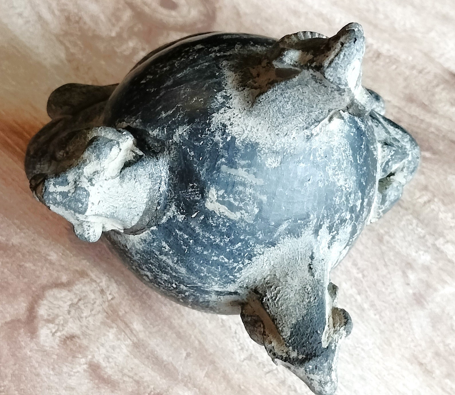 Ritual Pre Columbian Mayan Aztec Seated Shaman Clay Pottery Effigy ...