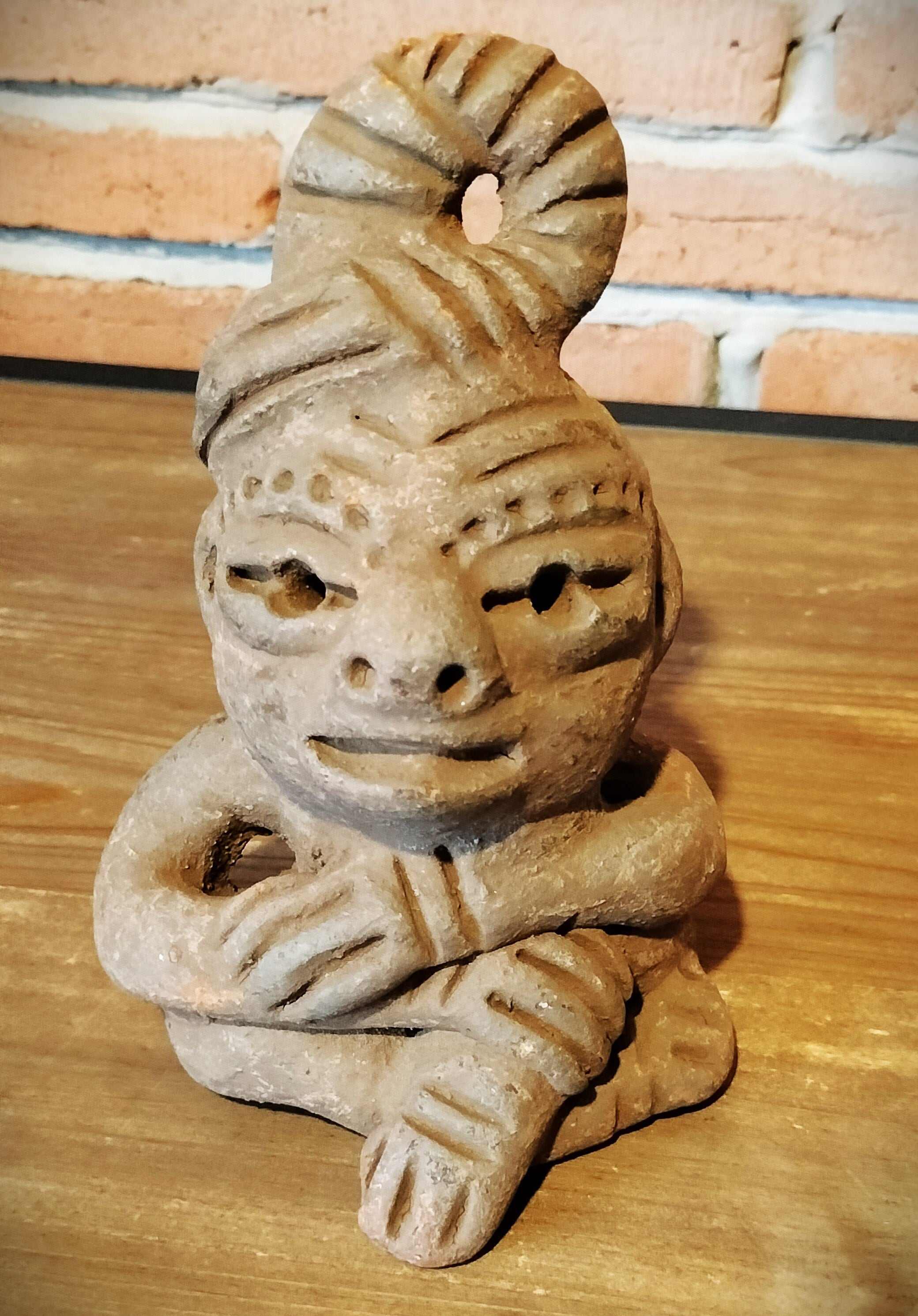 Pre Columbian Aztec Mexica Pottery Figure Terracotta From the Indus ...