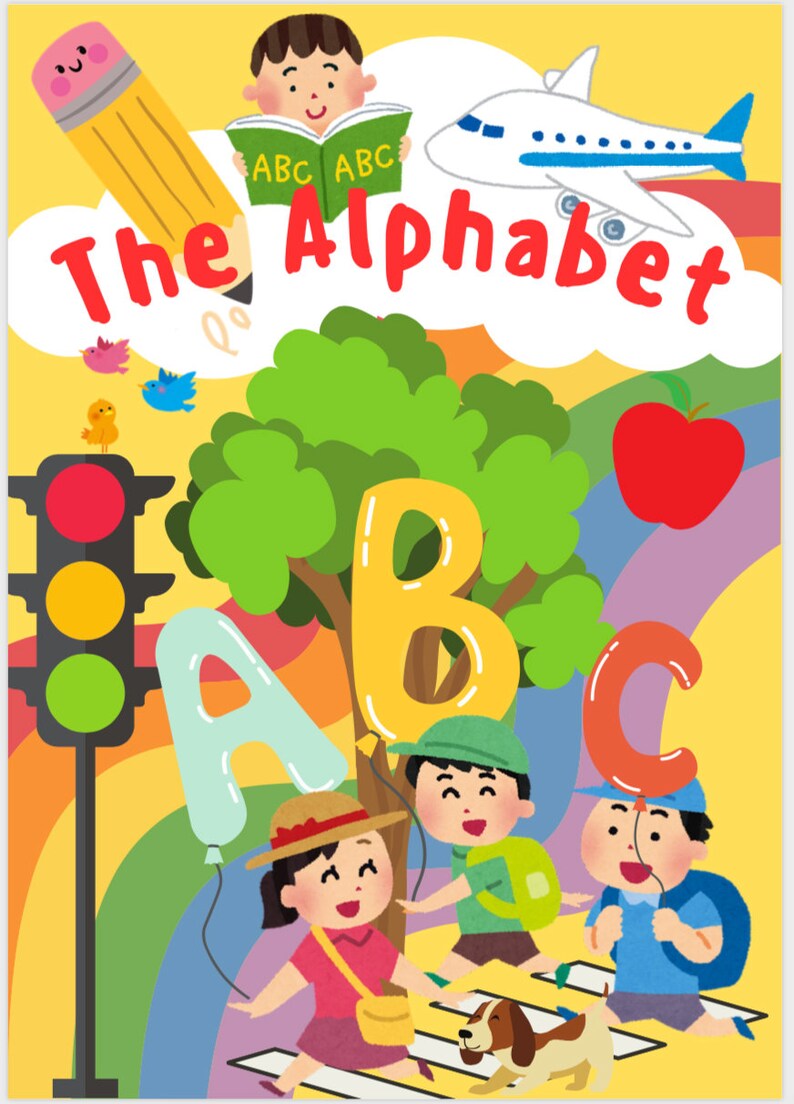 The Alphabet Kids Learning Material With Tracing Pages for Ages 2 to 5 ...