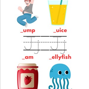 The Alphabet Kids Learning Material With Tracing Pages for Ages 2 to 5 ...