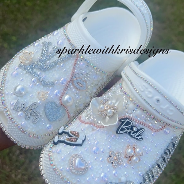 Wedding Crocs - Etsy