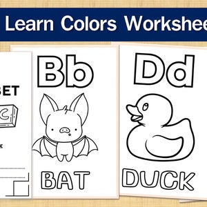 26 Printable Alphabet Coloring Pages for Preschool, Kindergarten Kids ...