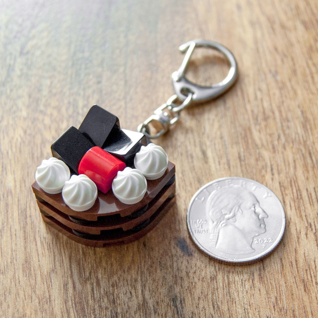 Custom Chocolate Birthday Cake Backpack Handbag Bag Charm Made W ...