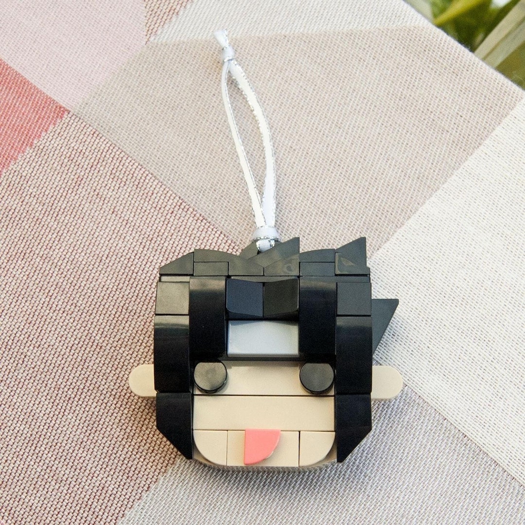 Custom Cartoon Anime Character Ornament Made With Building Blocks for ...