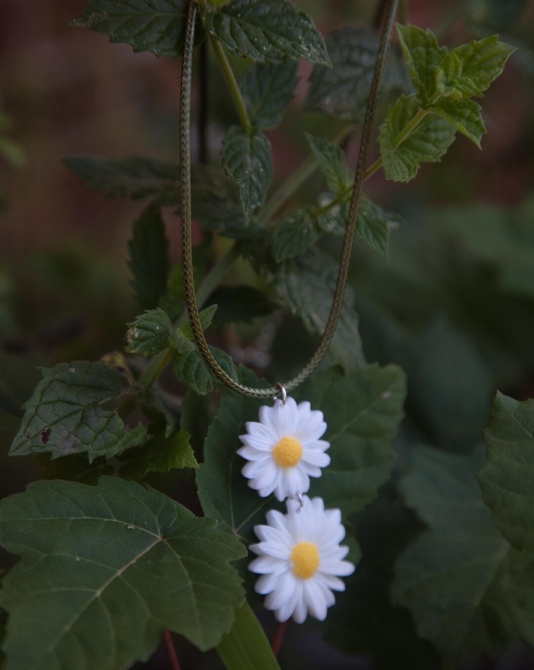 Two Tier Daisy Necklace - Etsy