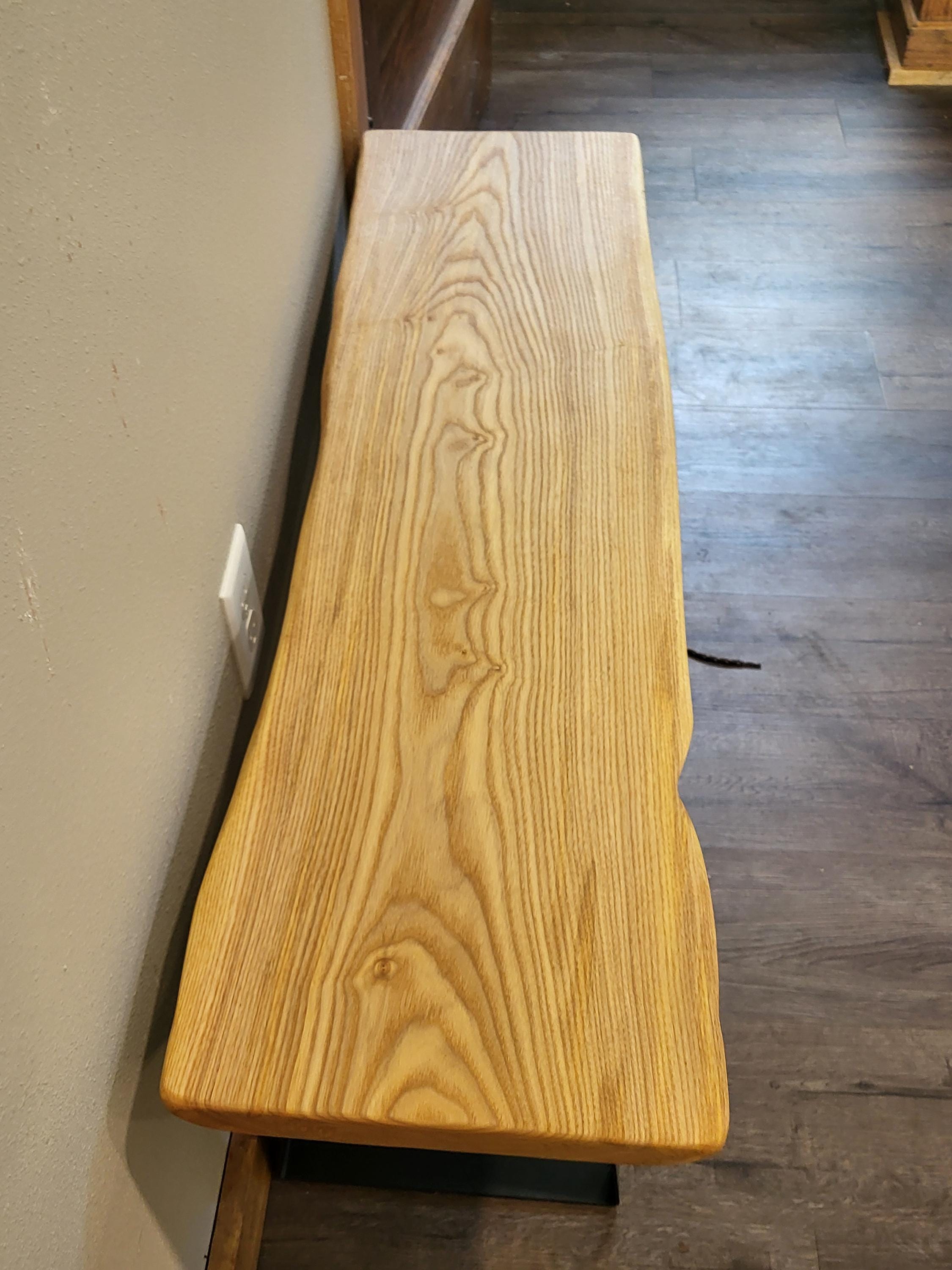 Live Edge Bench / Side Table - Etsy