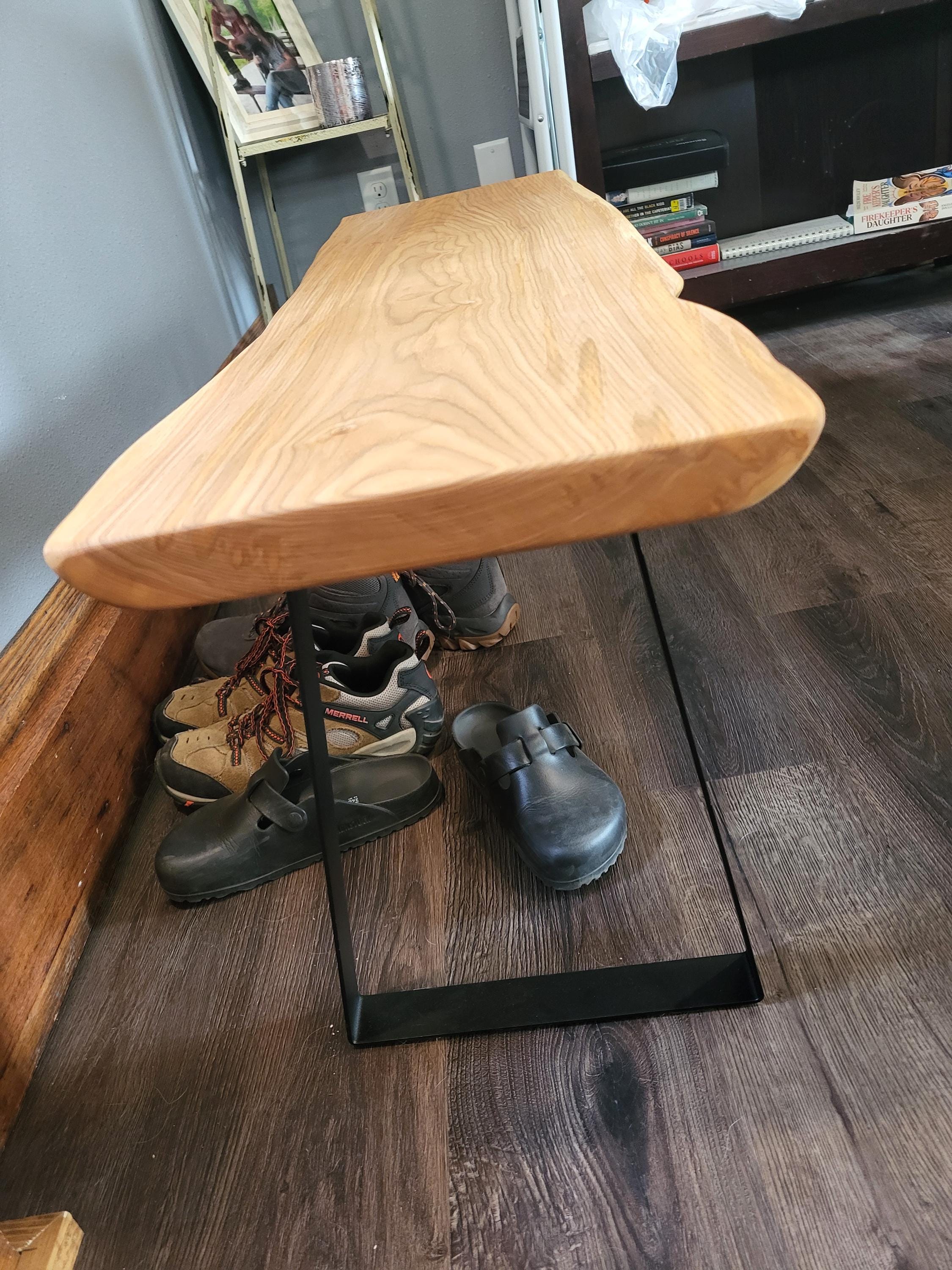 Live Edge Bench / Side Table - Etsy